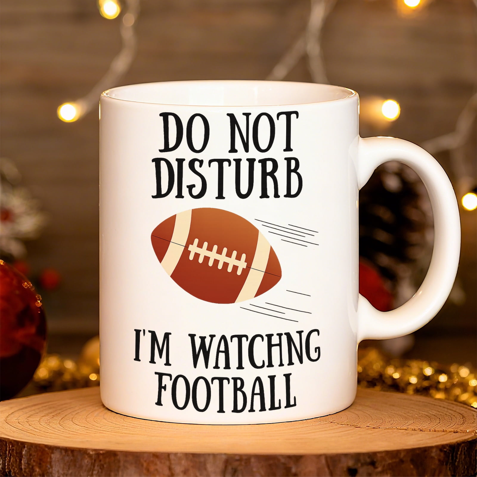 1pc Football Fan Gift Mug - 11oz Ceramic Coffee Cup with "Do Not ...
