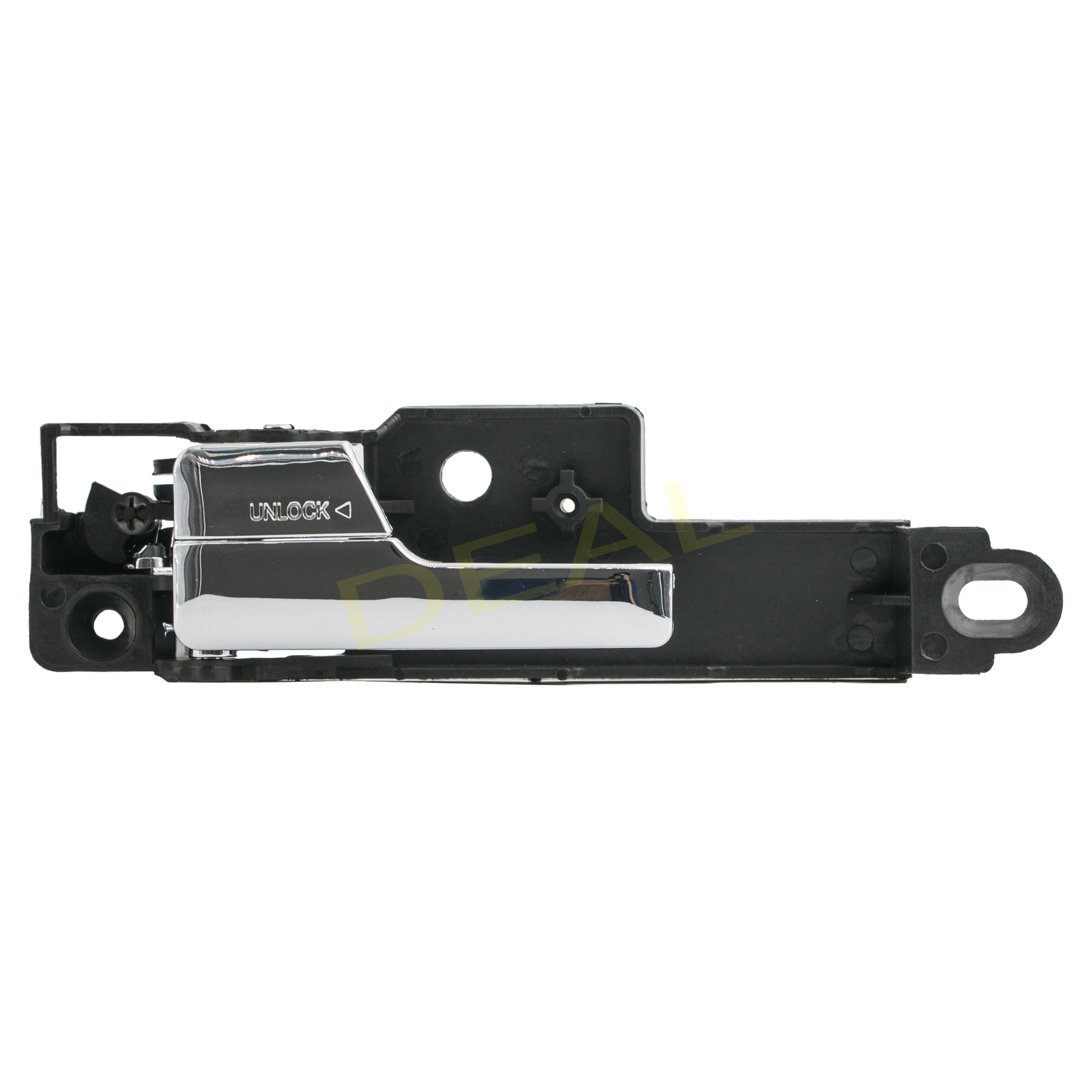1pc Front Driver Left Black Base Chrome Lever Interior Door Handle ...