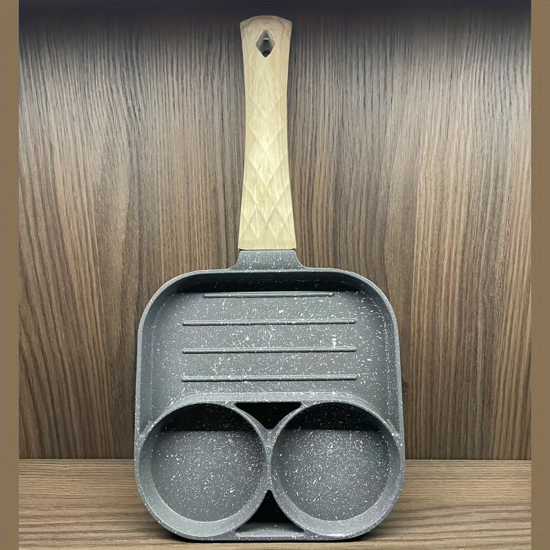 1pc Fry Pan For Egg, Non Stick Pancake Pan, 4/2 Cups, Aluminium Alloy ...