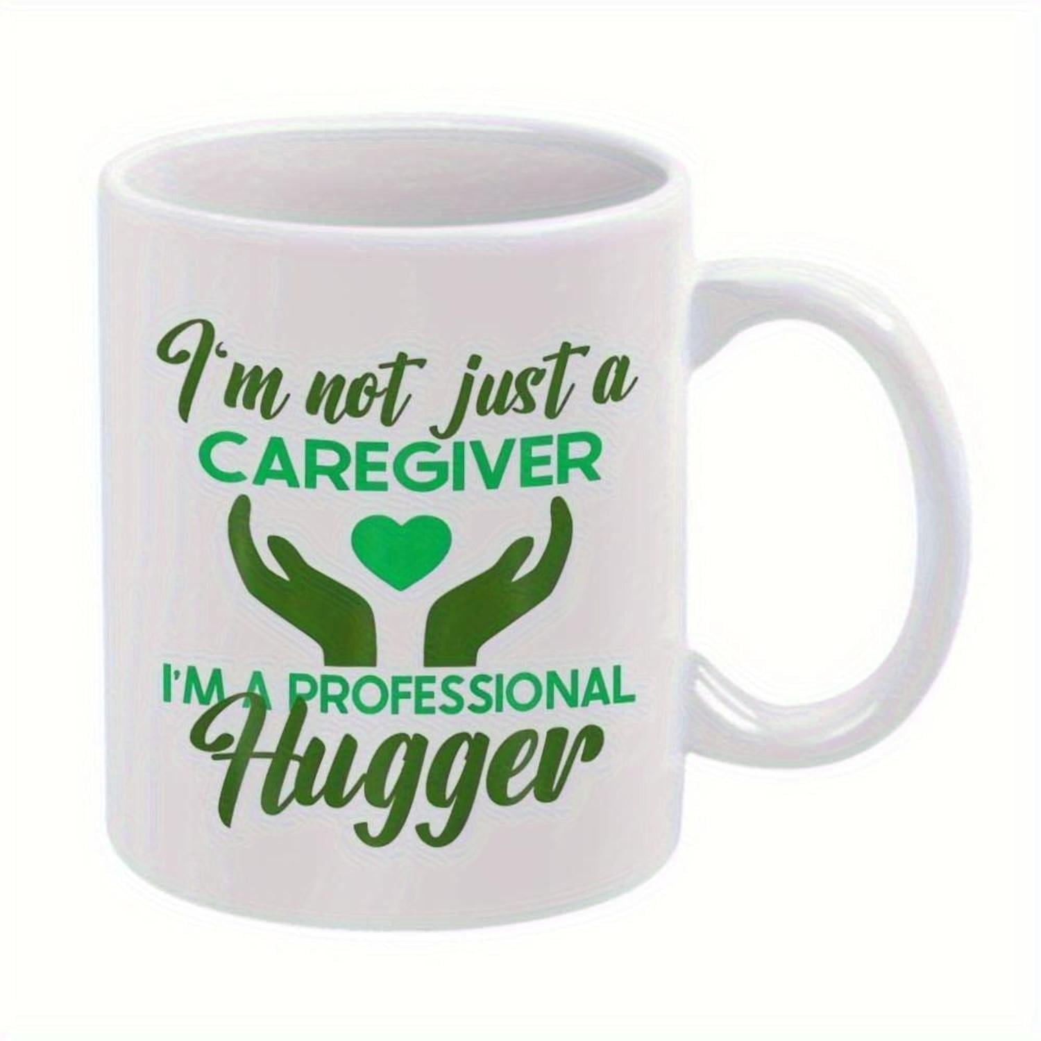 1pc Funny Caregiver Mug I m a Professional Hugger Coffee Cup with Hands ...