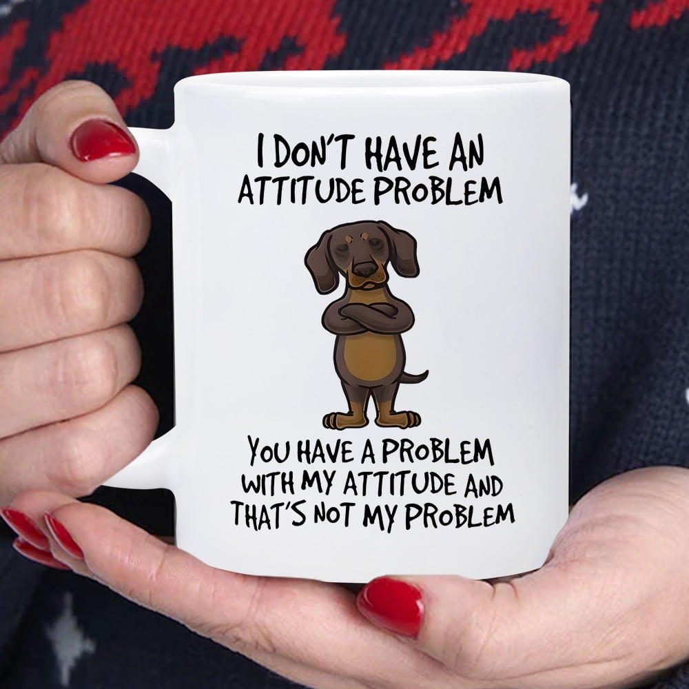 1pc Funny Coffee Mug | "I Don't Have An Attitude Problem - You Have A ...