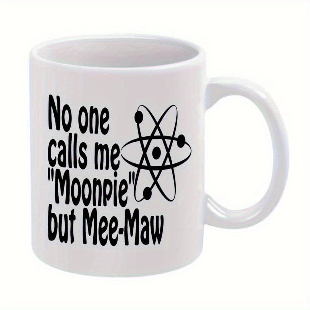 1pc Funny Science Mug with "Me-Me-Maw" Atom Design - Novelty Coffee Cup ...
