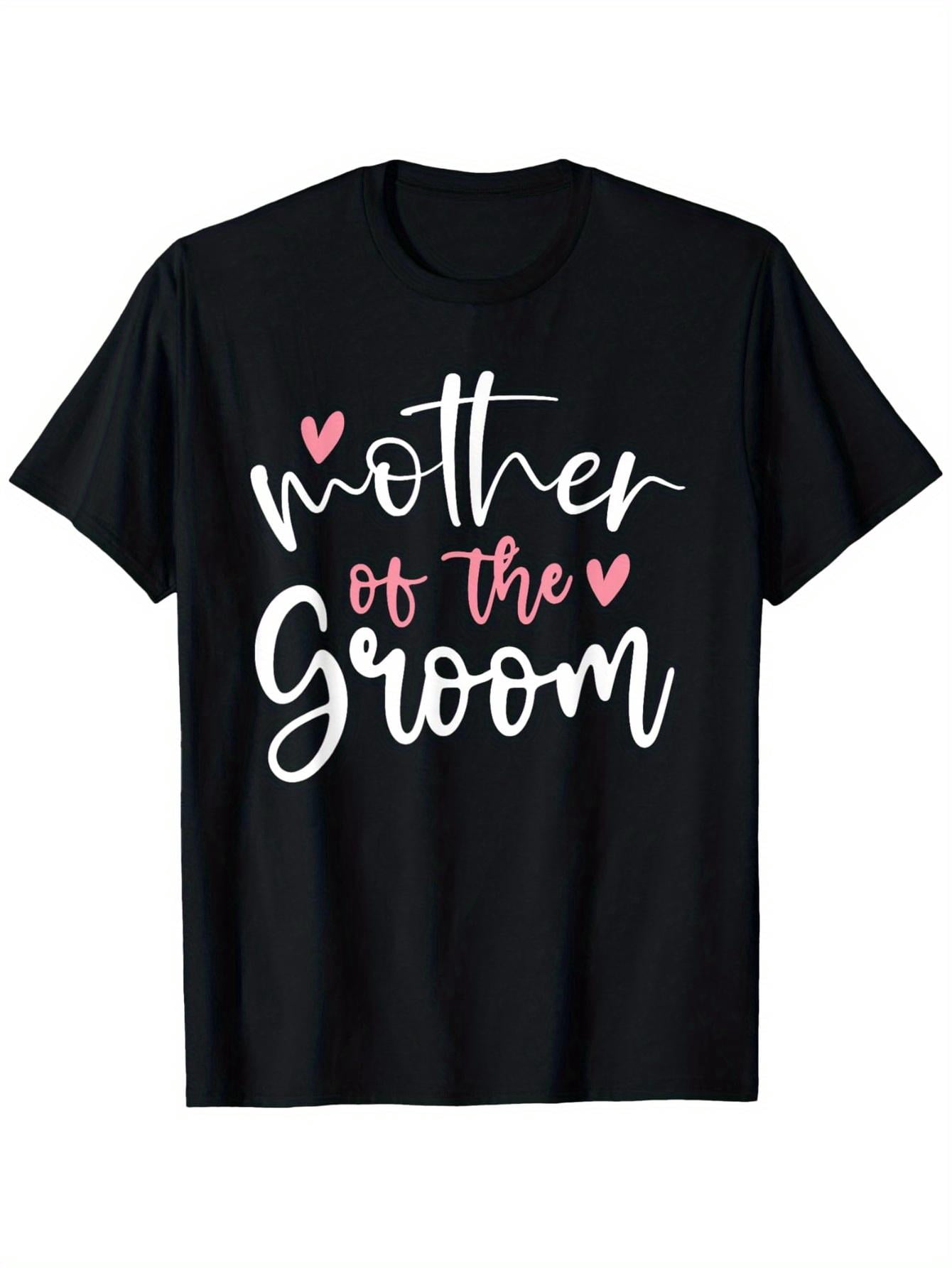 1pc Funny Wedding Groomsmom T-Shirt Suitable for & Men - Matching ...