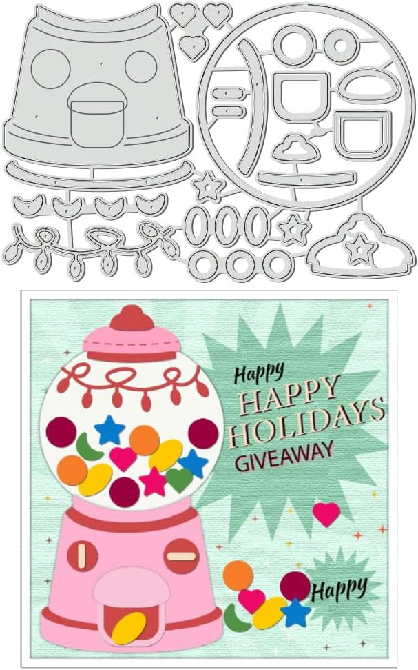 1pc Gacha Machine Carbon Steel Cutting Dies Stencils for DIY ...