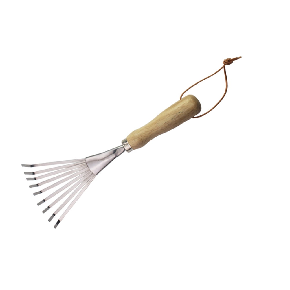 1pc Garden Rake Nine Teeth Gardening Rake Garden Agricultural Tool Hand ...