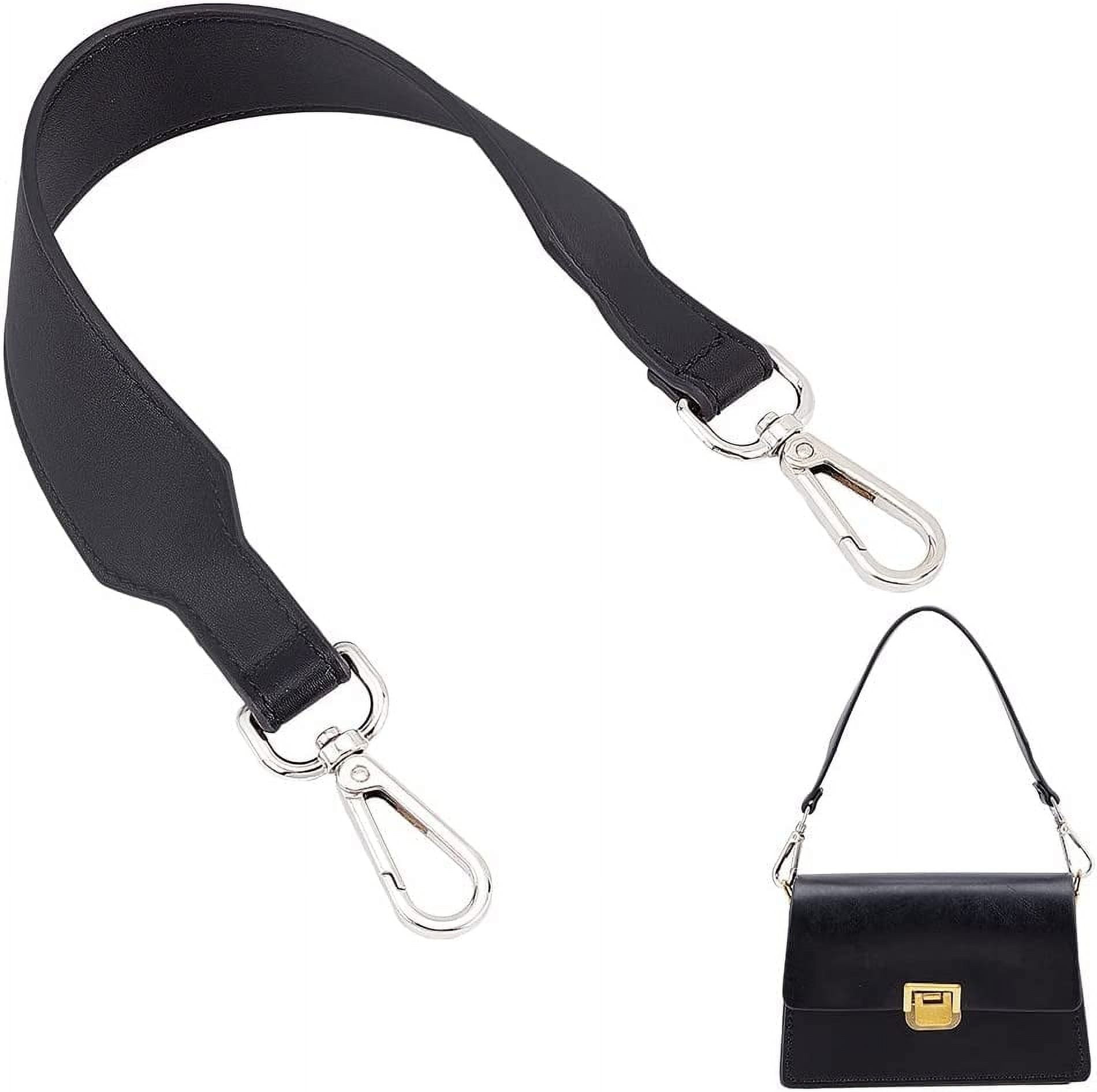 Genuine Leather Handbag Handle Strap 16.5 inch, Wide Clutch Strap, DIY ...