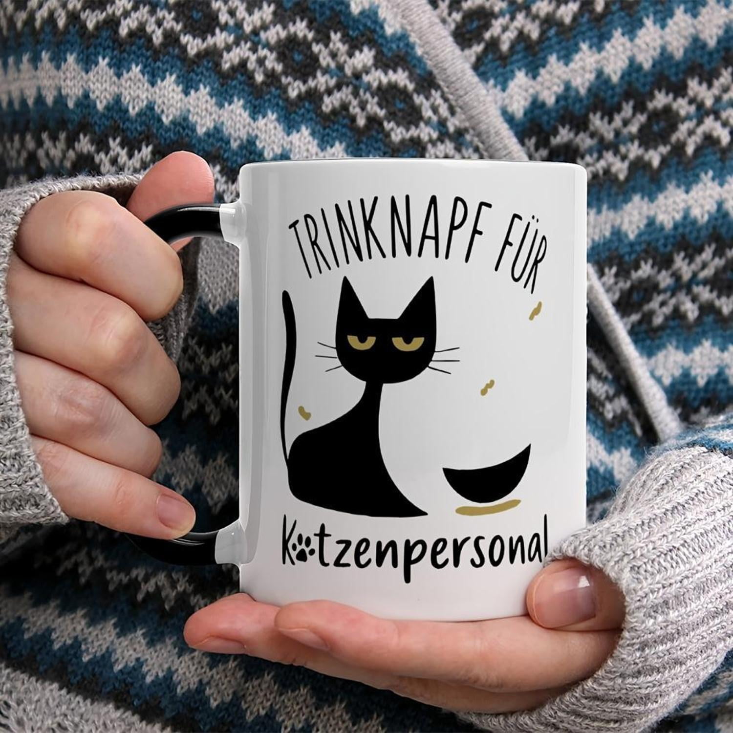 1pc German Mug Trinkkrappf Drink Hairry Leak Proof Black White Paw ...