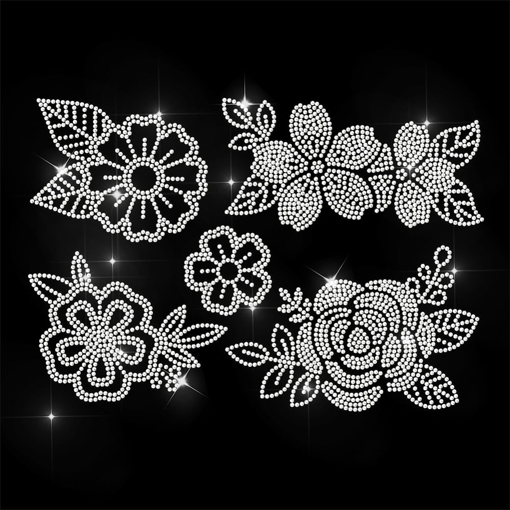 1pc Glass Hotfix Rhinestone Iron on Appliques Costume Accessories for ...