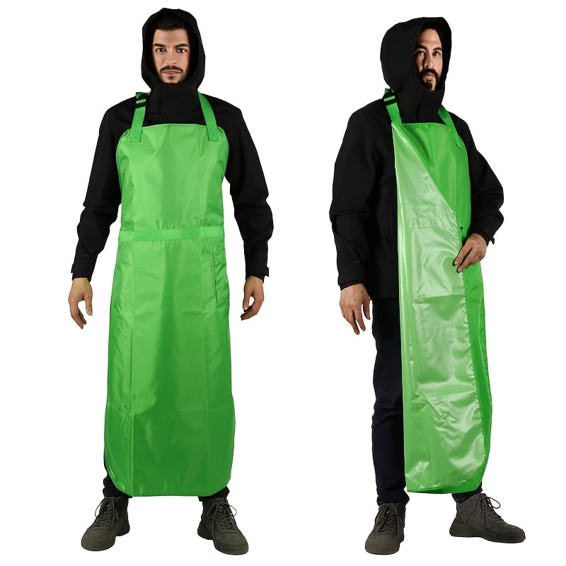 1pc, Green Thickened Garden Lawn Mowing Apron with Storage Pocket, Easy ...