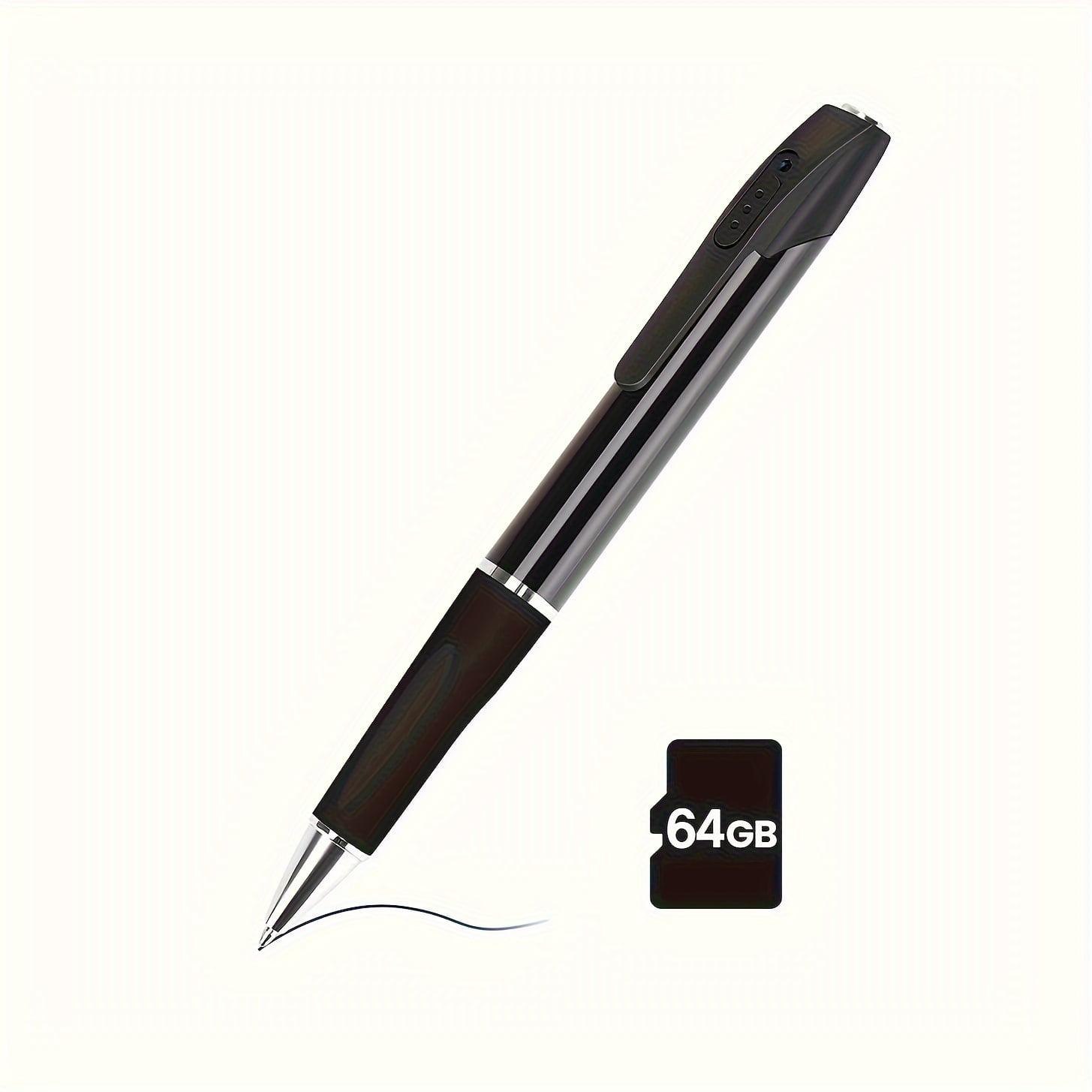 1pc HD 1080P Pen Camera, 64GB Memory Card Included, Portable Mini ...