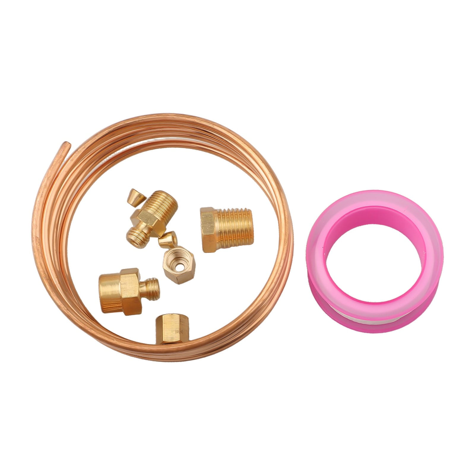 1pc HOil Pressure Gauge Tubing Kit 72'' Oil Copper Tube With1/4''/8 ...