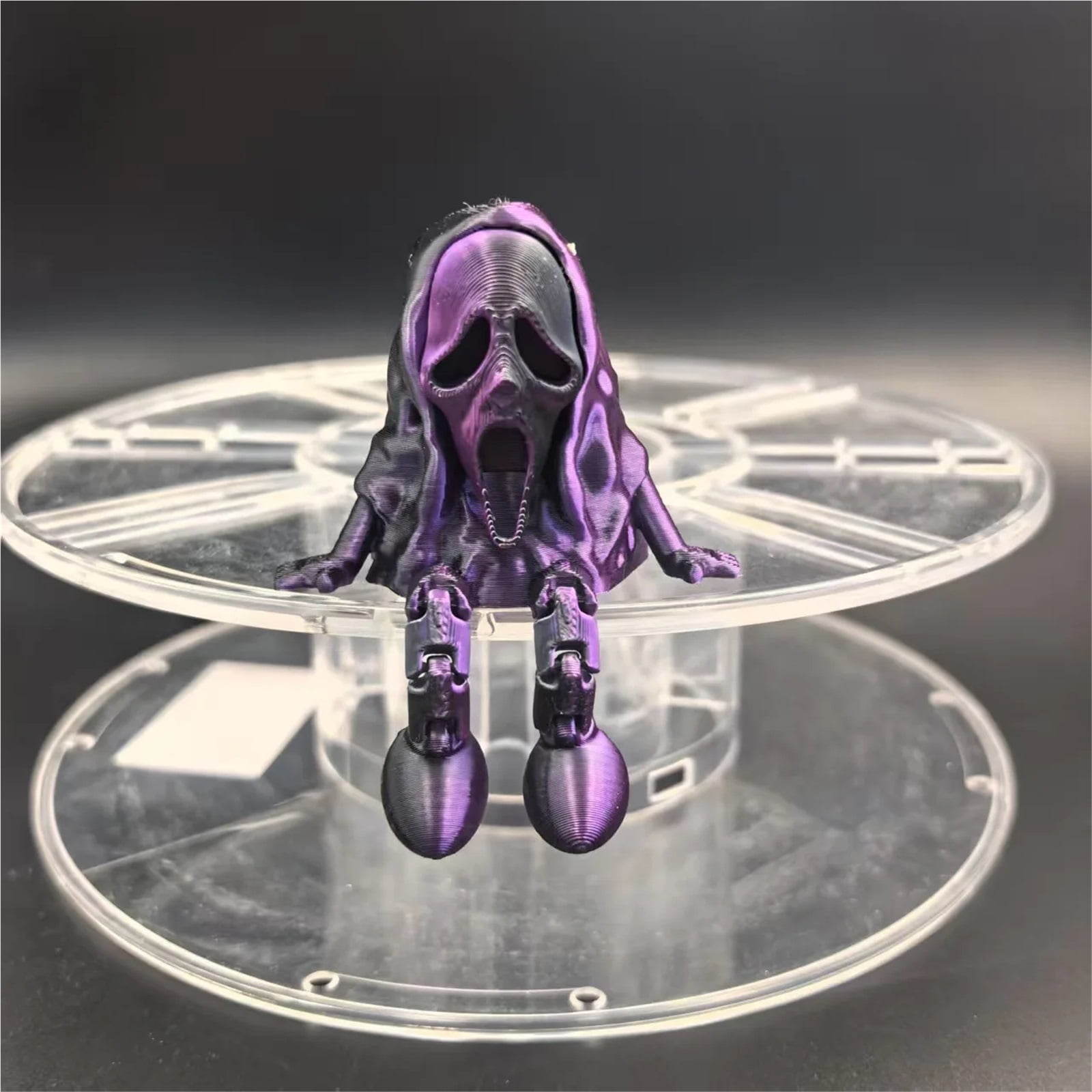 1pc Halloween 3D Printed Ghost Figurines Fidget Toys Joint Movable Room ...