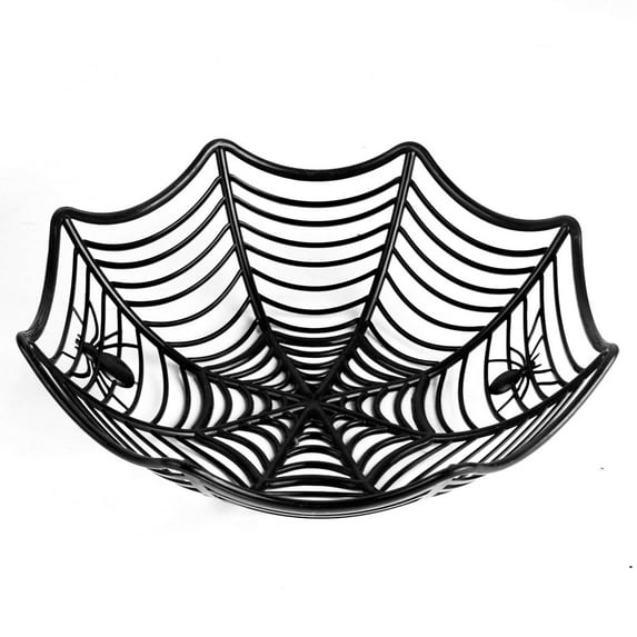1pc-Halloween Candy Basket Spider Web Bowl Cookies Fruit Basket Trick ...