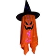 1pc Halloween Lighted Hanging Ghost Decoration, 37.4in Glowing Ghost ...