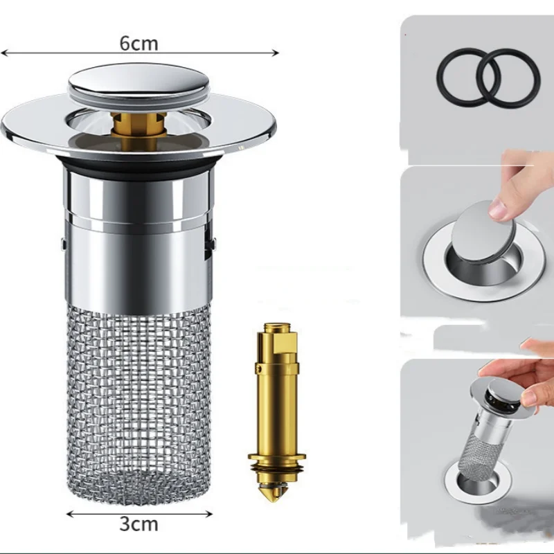 1pc Hand washing art basin, filter bounce core, leak plug, basin, sink ...