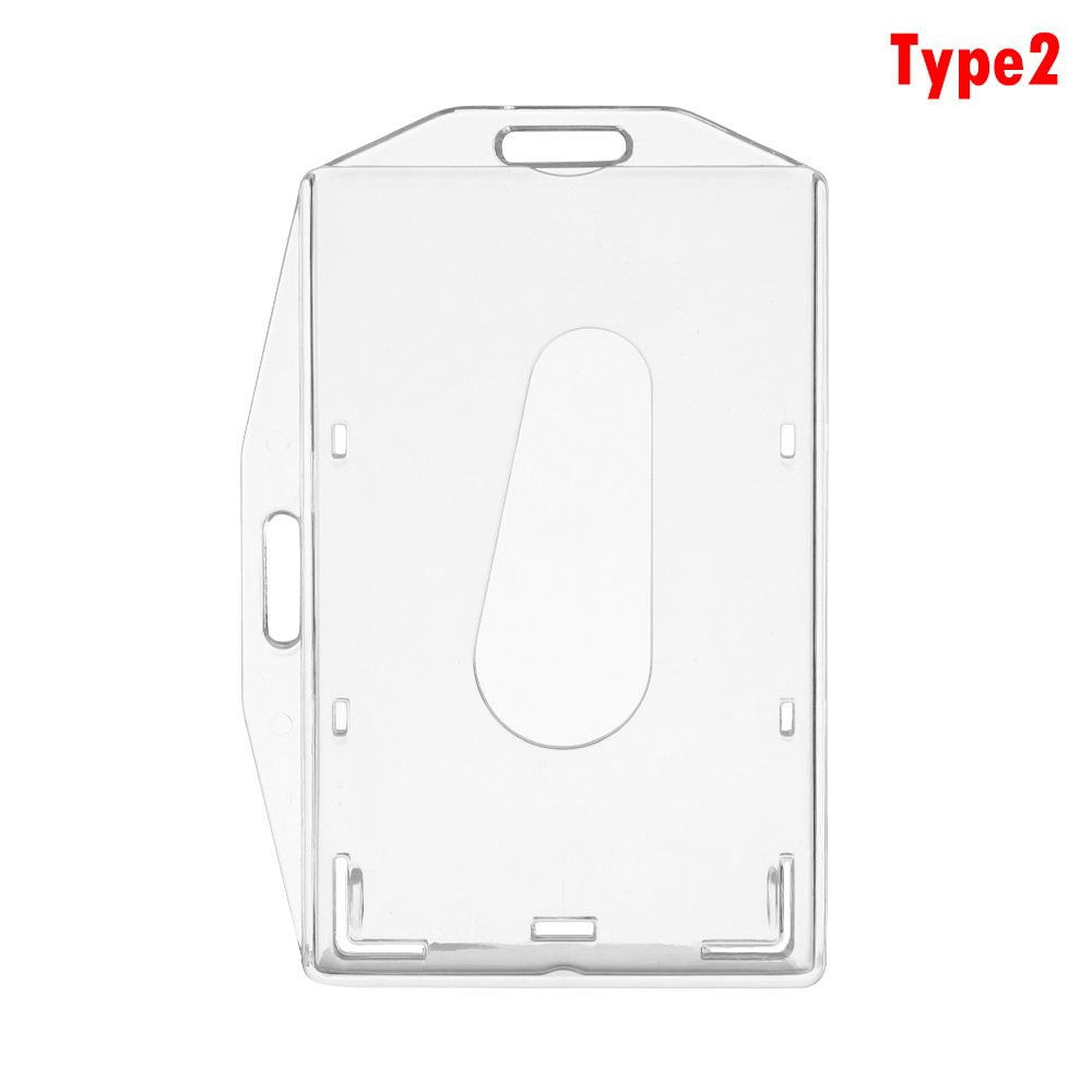 1pc Hard Plastic New Protector Cover Office School Badge Multi-use Name ...