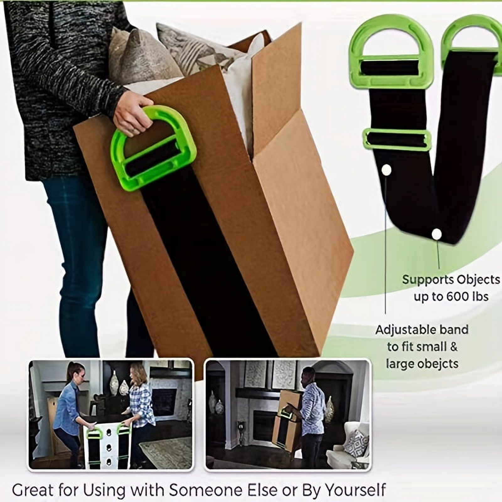 1pc Heavy-Duty Adjustable Lifting Straps - Building Supplies Ladders ...