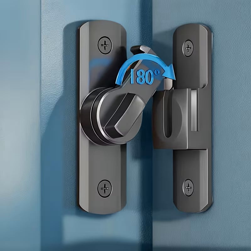 YABOANG Aluminum Alloy Security Anti-Theft Door Lock Handle with Screws ...