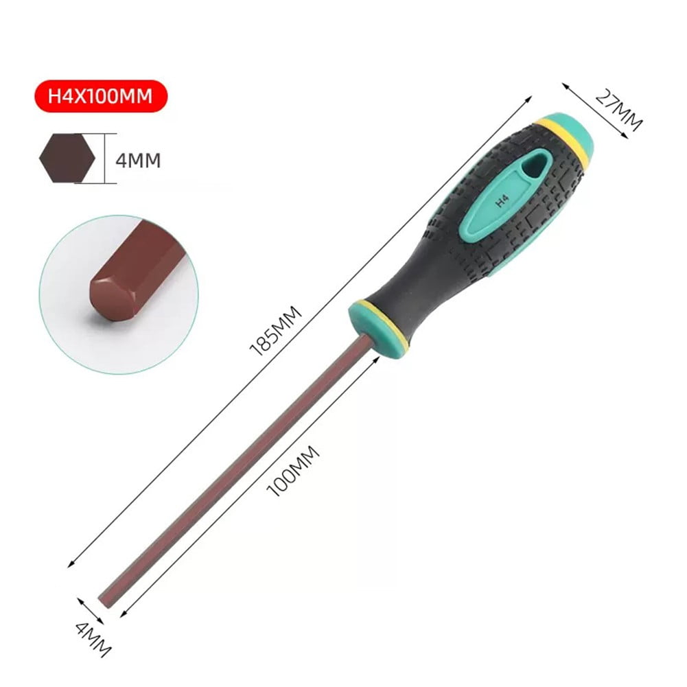 1pc Hexagon Screwdriver H1.5-H6 Hex Head Hex Shank Magnetic Tip Hex ...
