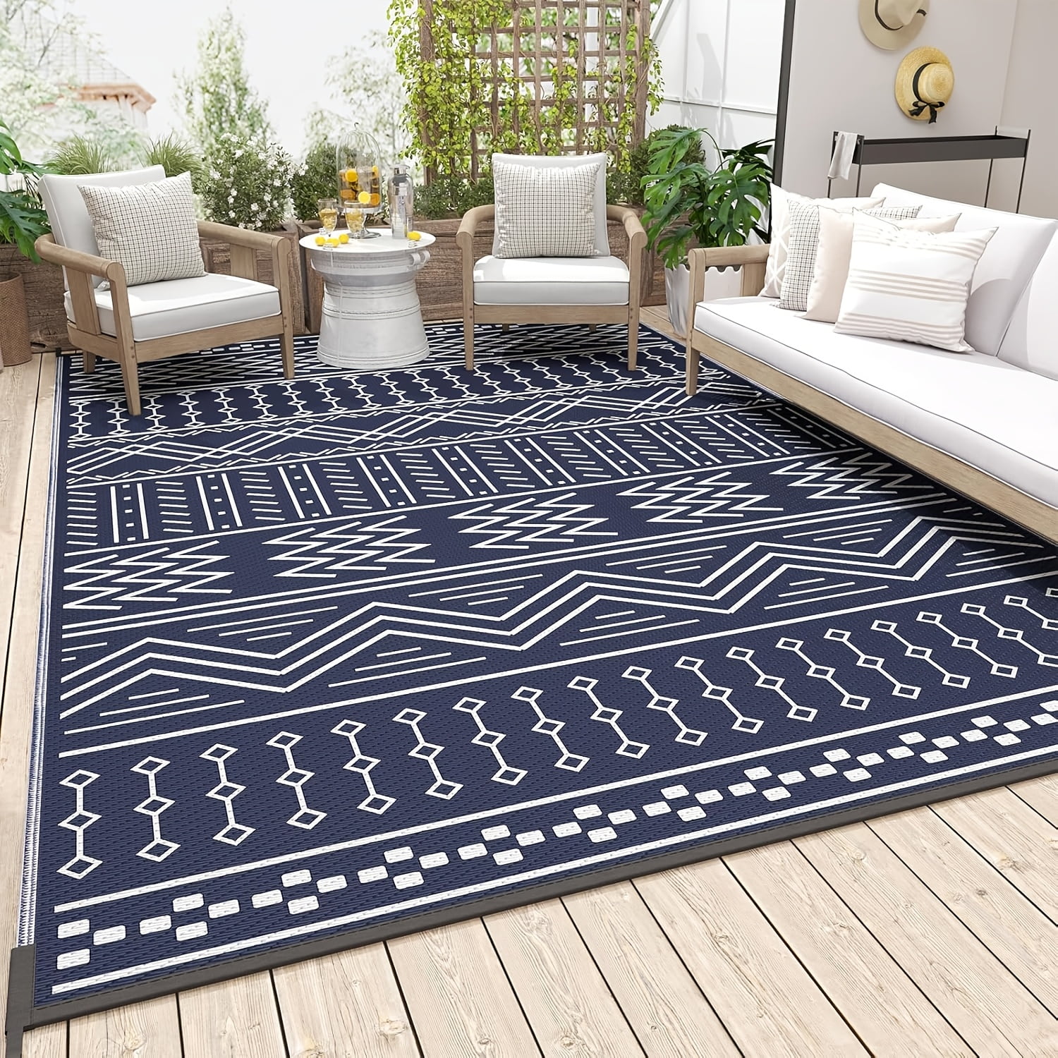 1pc High Quality Outdoor Mat High Quality 6x9ft Outdoor Mat Patio Mat ...