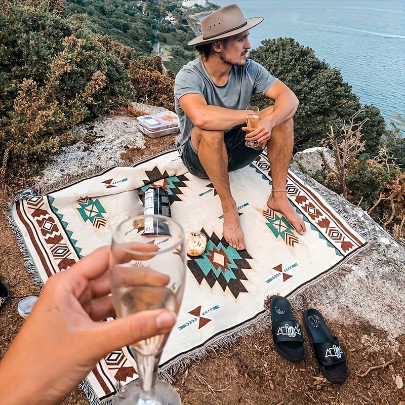 1pc High Quality Sandproof Beach Mat - Portable Outdoor Blanket with ...