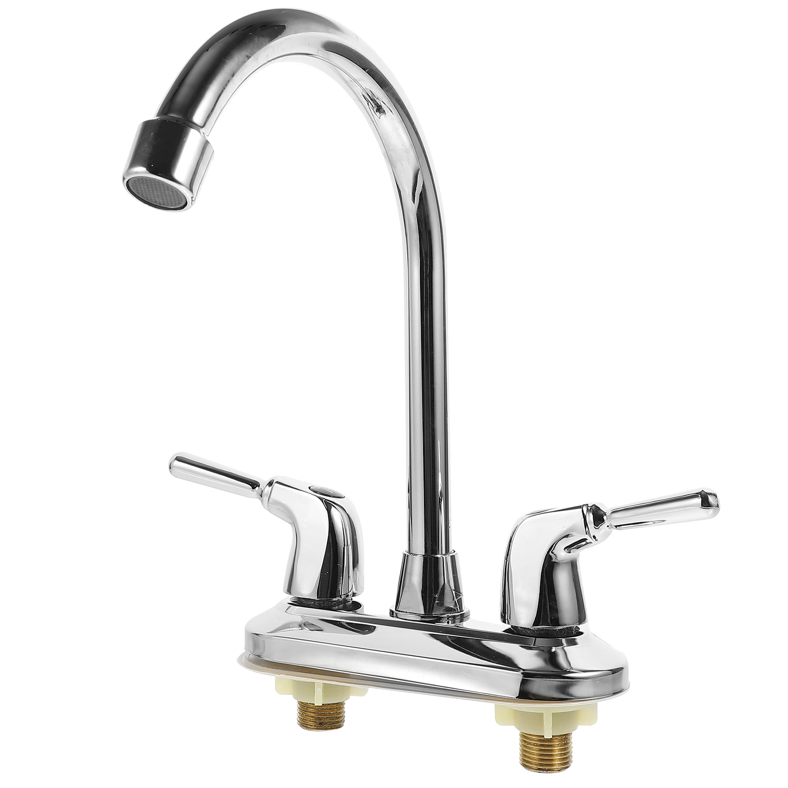 1pc Home Hot and Cold Water Faucet Rotation Faucet for Bathroom (Steel ...