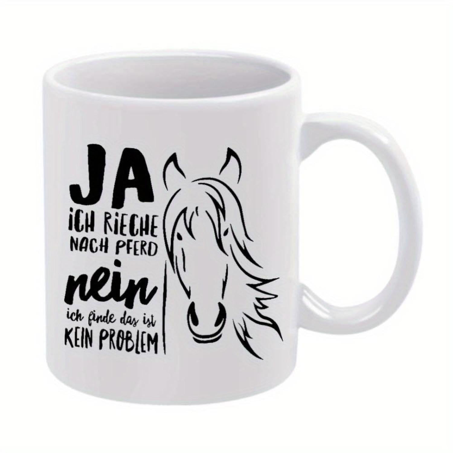 1pc Humorous Horse Ceramic Mug 11oz Funny I m Not a Problem Design ...