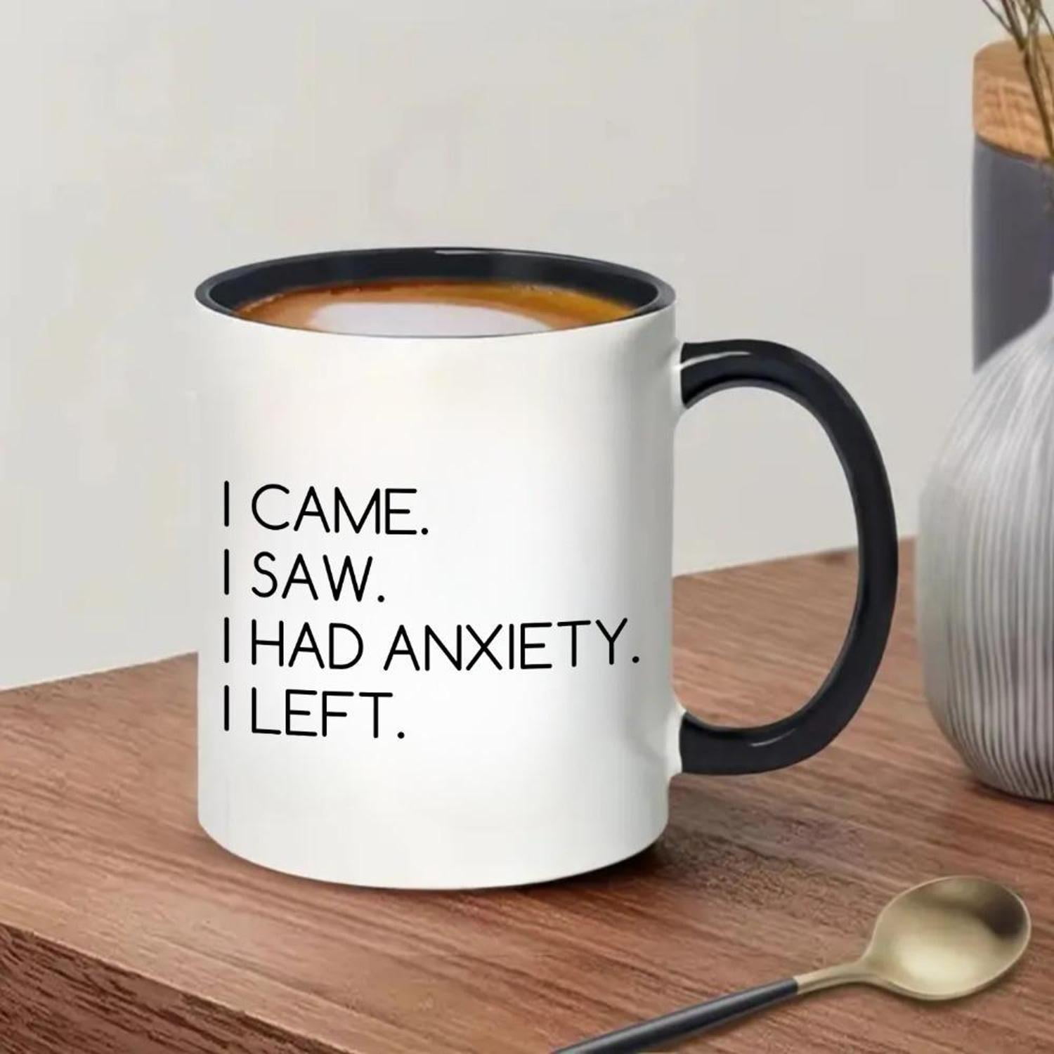 1pc Humorous Insulated Ceramic Coffee Mug Reusable Washable ...