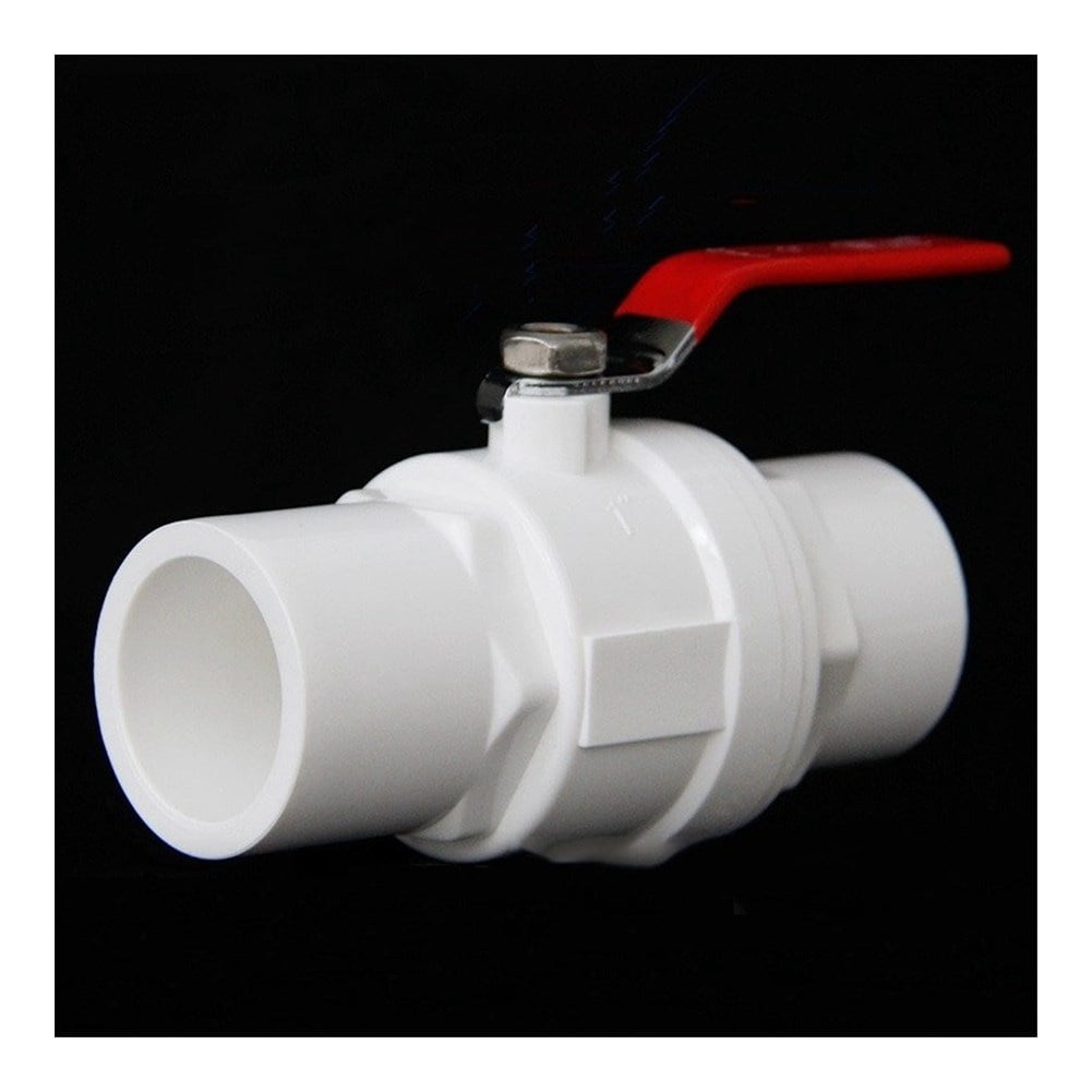 1pc I.D 20~110mm PVC Ball Valve Aquarium Tank Pipe Globe Valve ...