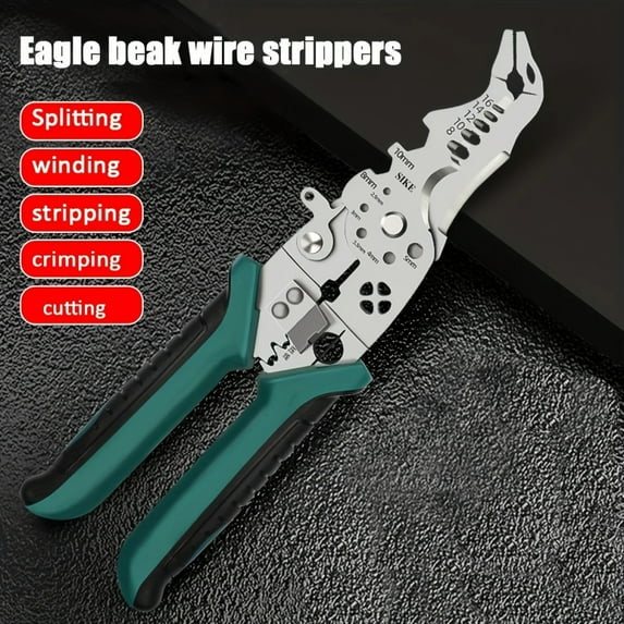 1pc Industrial-Grade Multifunctional Wire Stripper, Crimper & Cable ...