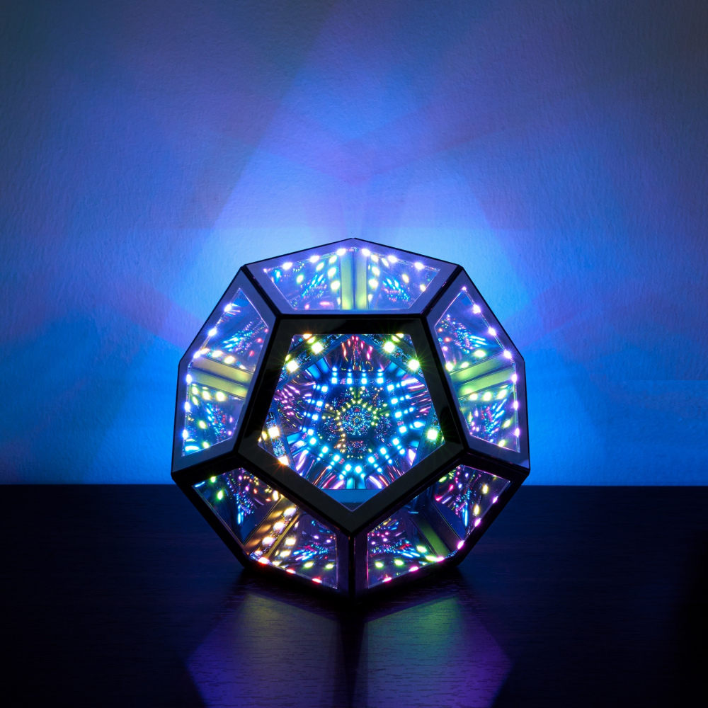 1pc Infinity Mirror Light Infinite Dodecahedron Color Art Light for ...