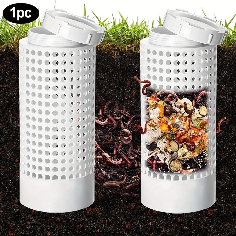 1pc Inground Worm Farm Composter Bin For Raised Garden Beds And Yards ...