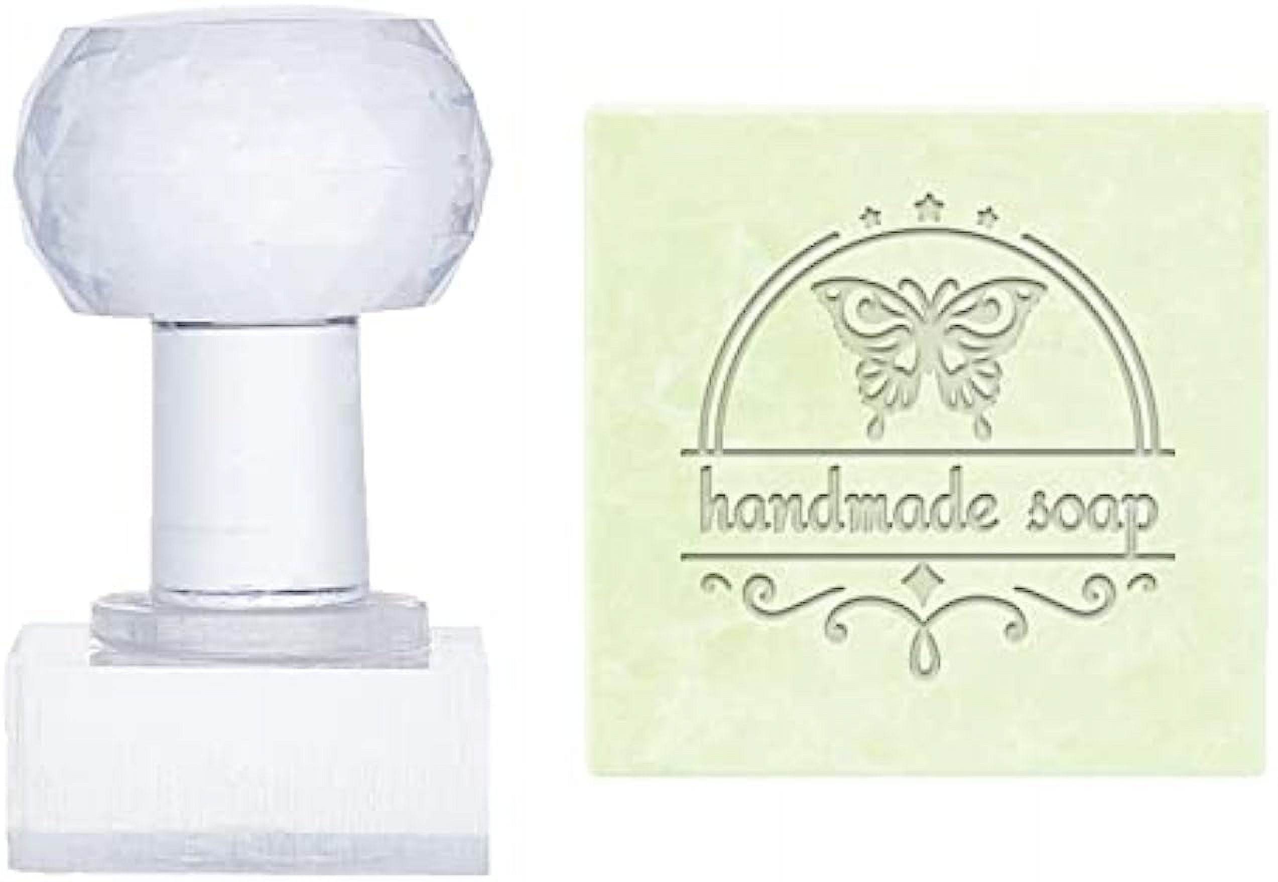 1pc Insect Embossing Stamp Butterfly Handmade Soap Stamp with Handle ...