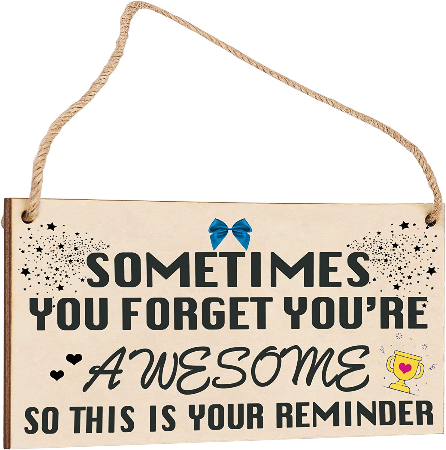 1pc Inspirational Positive Sign "Sometimes You Forget you are Awsome ...