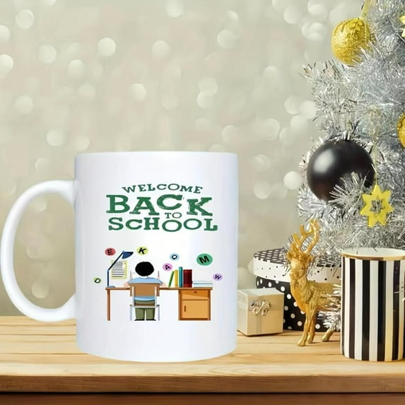 1pc Insulated Ceramic Coffee Mug 11oz Reusable Dishwasher Microwave ...