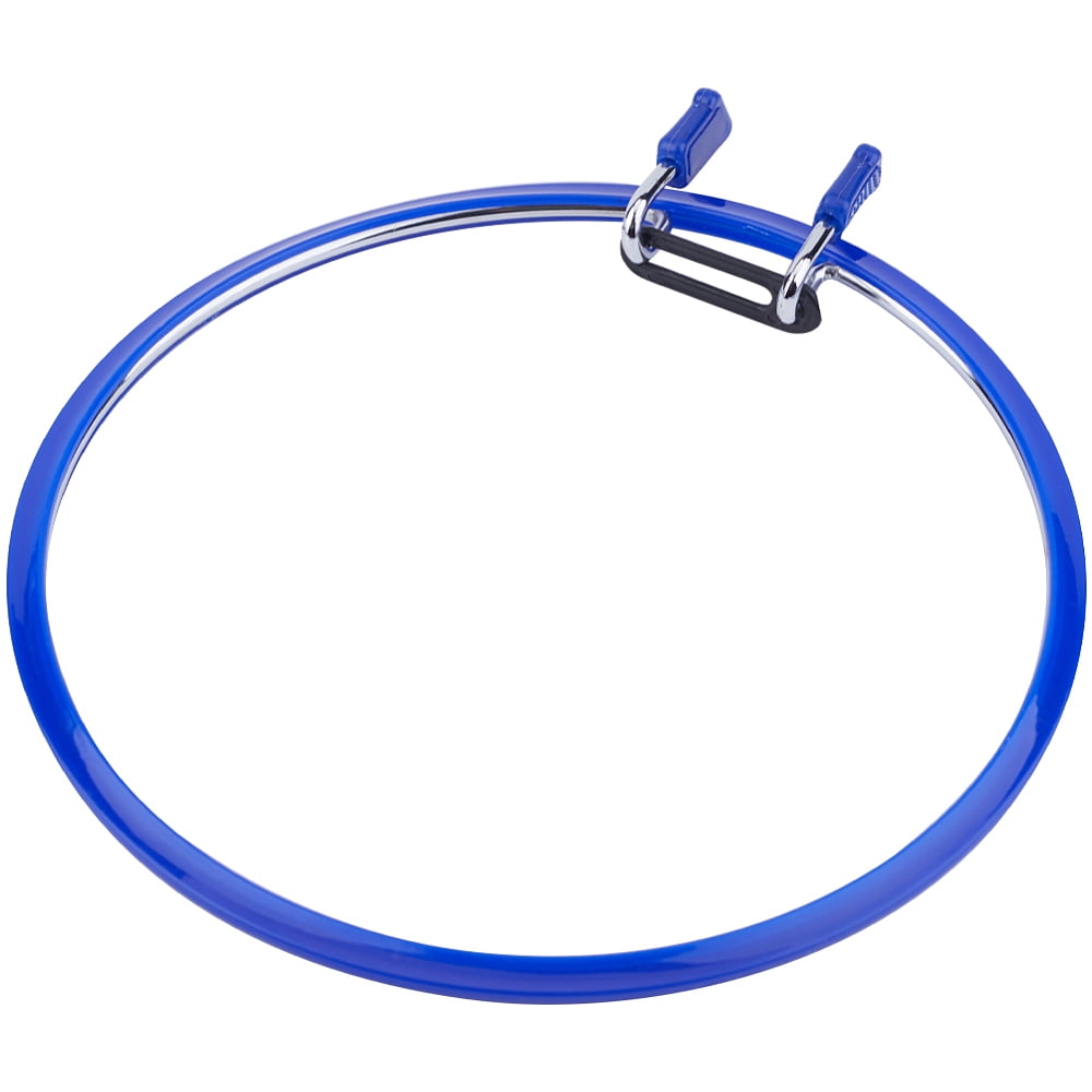 1pc Iron Embroidery Hoops Embroidery Frames with Plastic Findings Dark ...