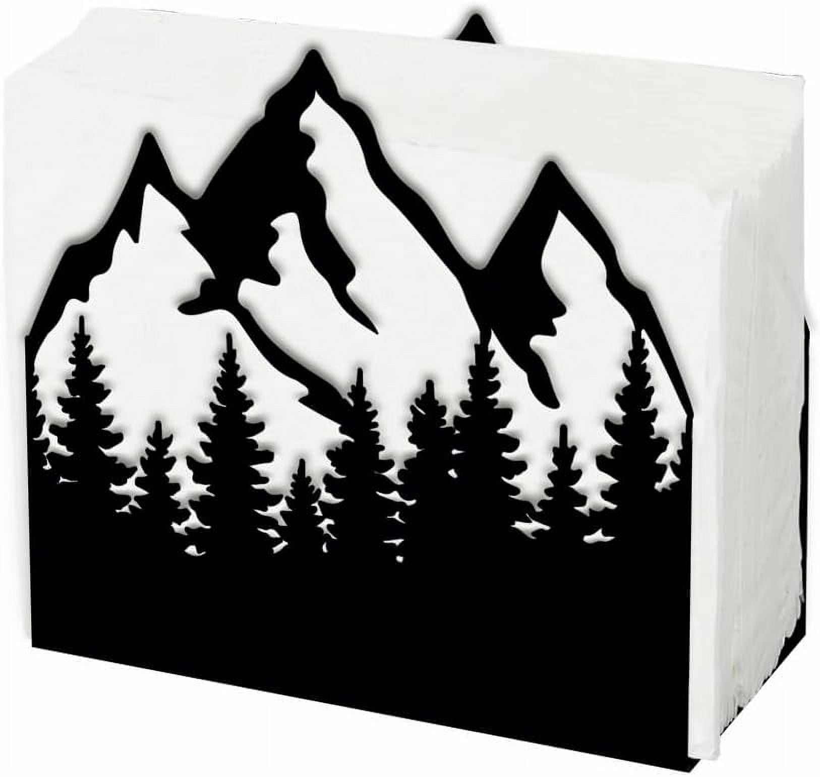 1pc Iron Napkin Holder Mountain 125x50x135x1.3mm for making - Walmart.com