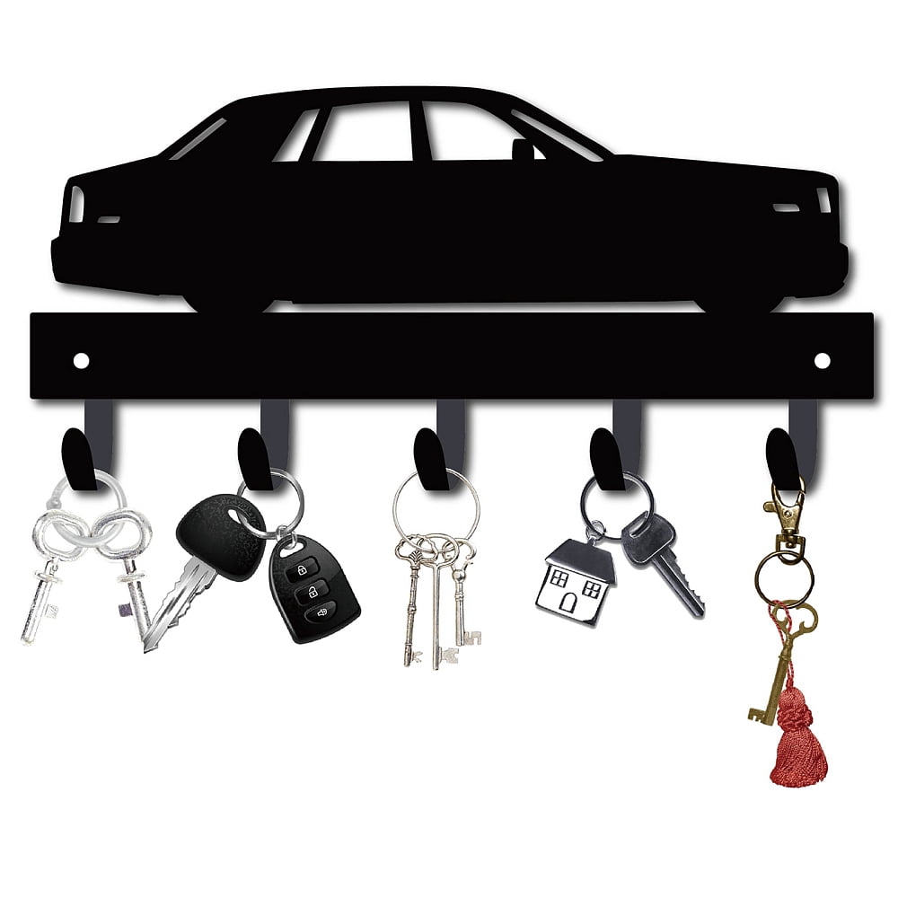 1pc Iron Wall Mounted Hook Hangers Decorative Organizer Rack with 5 ...