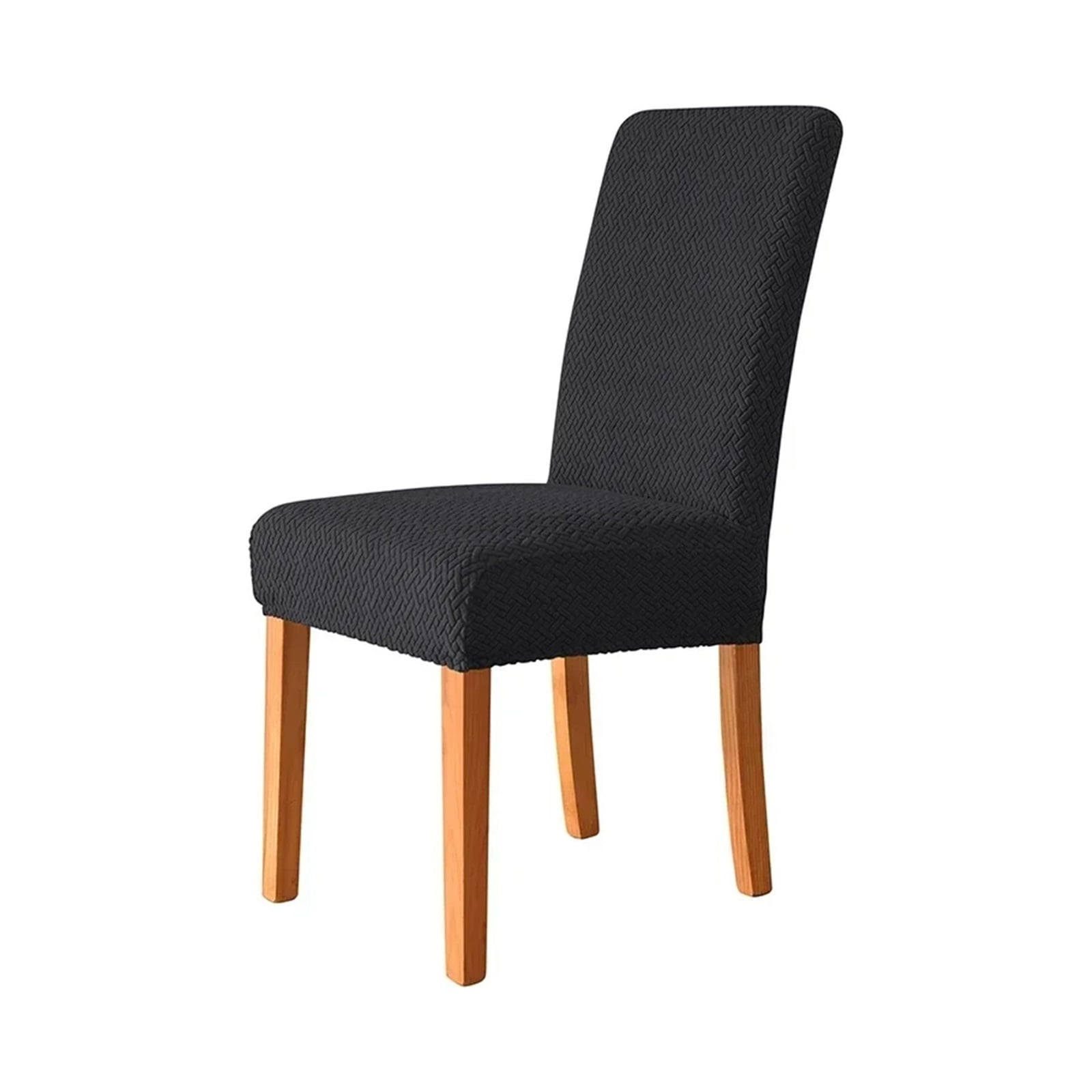 1pc Jacquard Elastic Chair Cover Universal Size Long Back Chair Covers ...