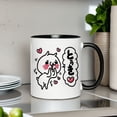 1pc Japanese Sanma Number 3 Mug - Naughty/Good Luck Charm Ceramic Cup ...