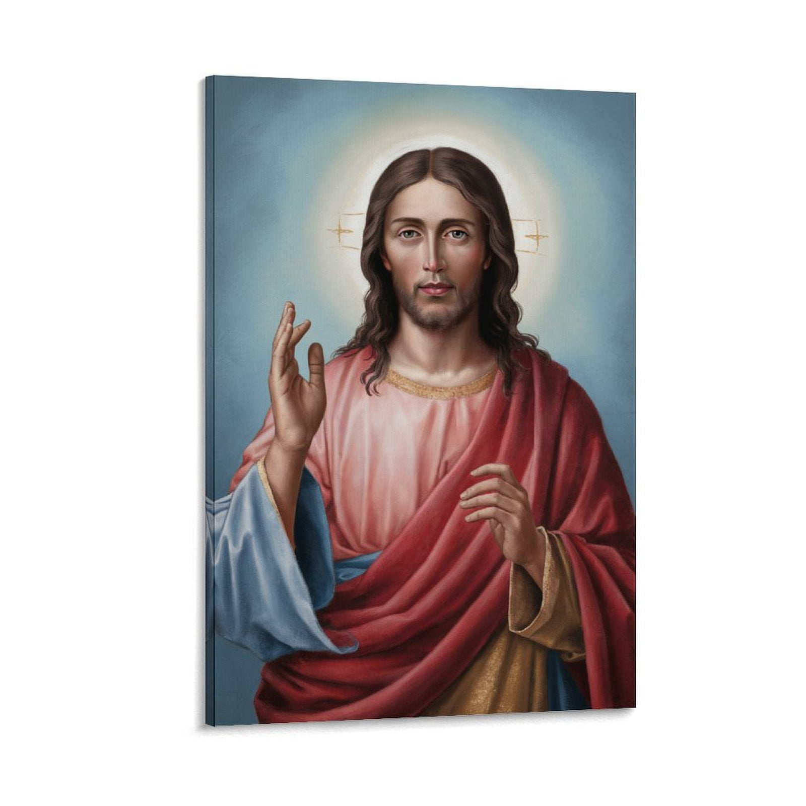 1pc Jesus 11 Pictures Print Wall Art With Inspirational Quotes For ...