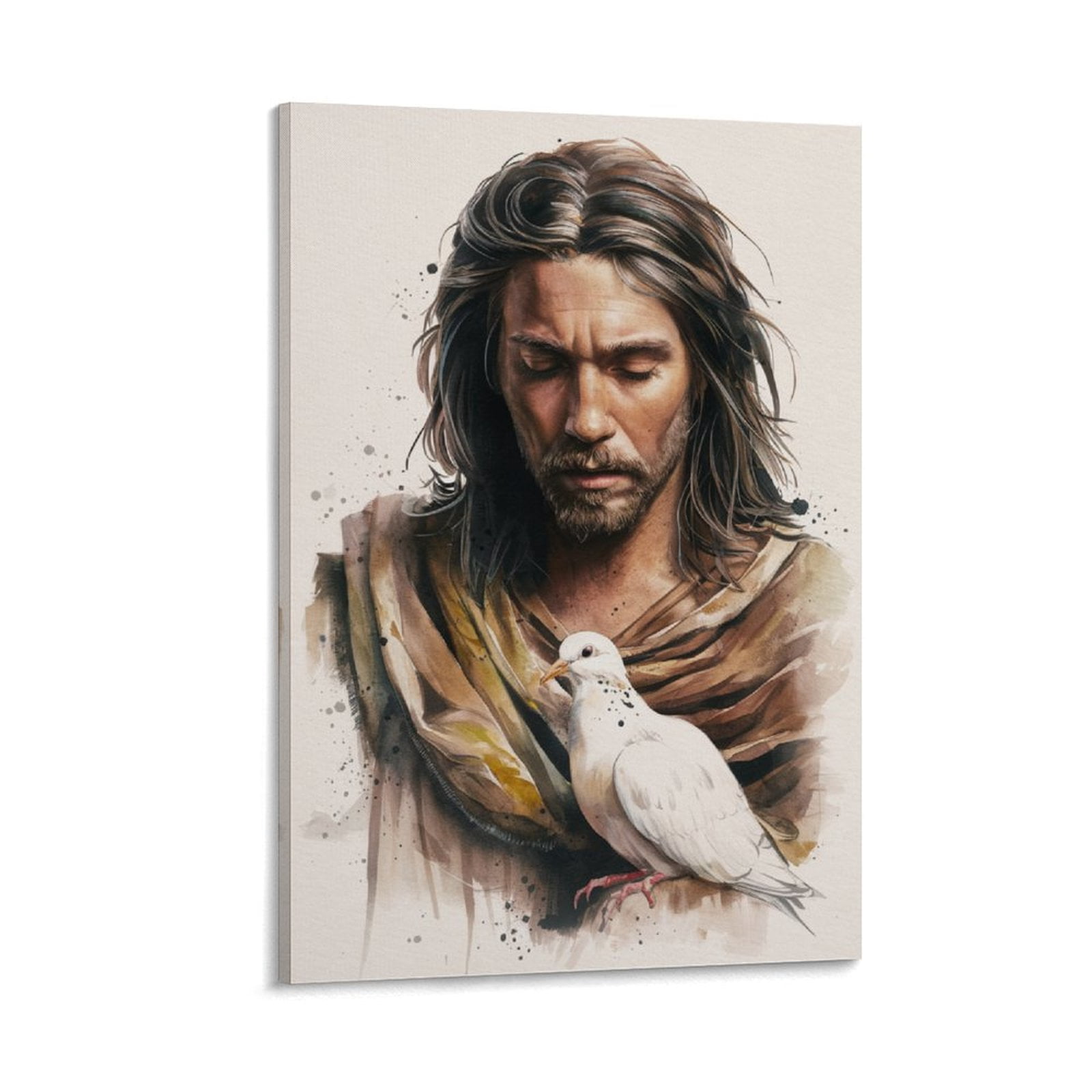 1pc Jesus 17 Pictures Print Wall Art With Inspirational Quotes For ...