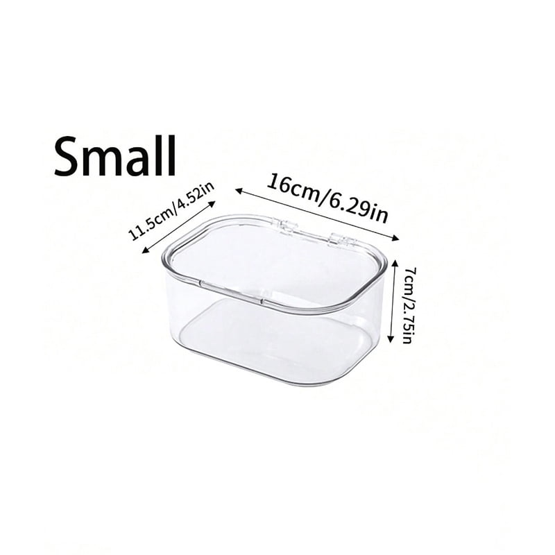 1pc Jewelry Storage Box Flip-Top Transparent Dust-Proof Box Suitable ...