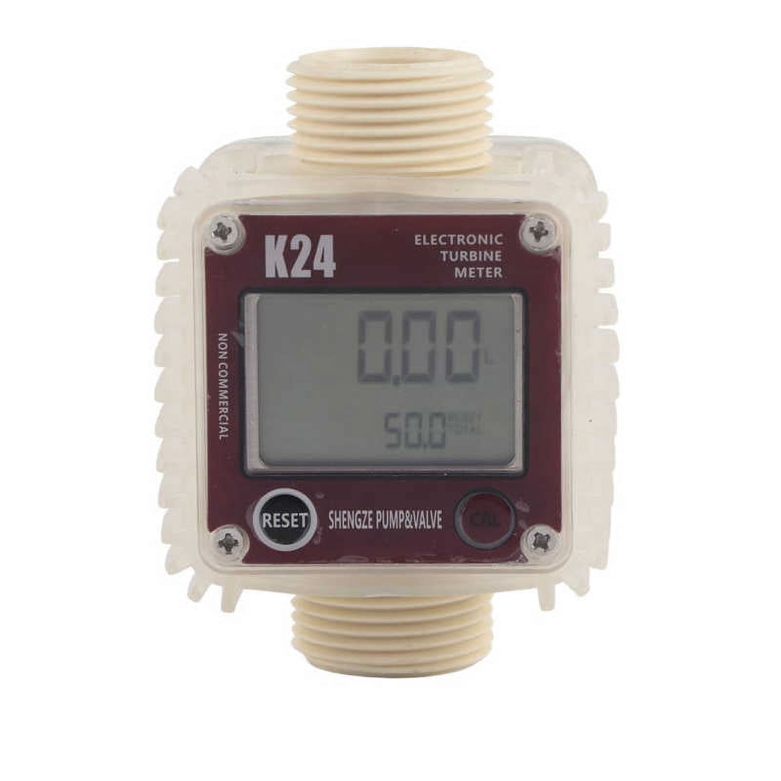 1pc K24 Digital Die-sel Oil Fuel Meter Gauge Turbine Meter For ...