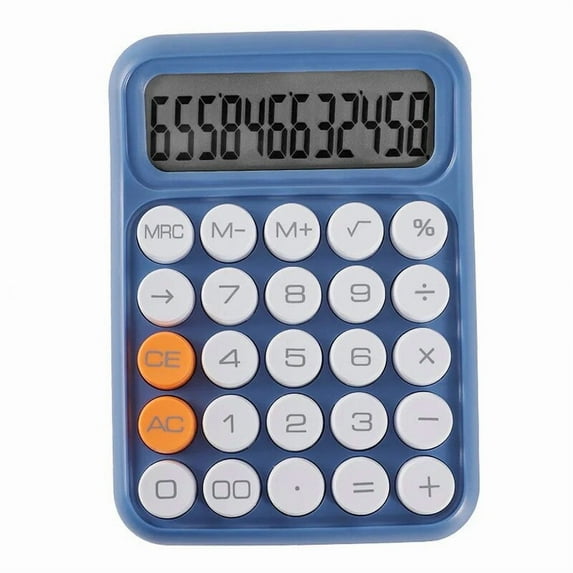 1pc Keyboard Calculator Office 12-digit Mechanical Calculator Cute ...