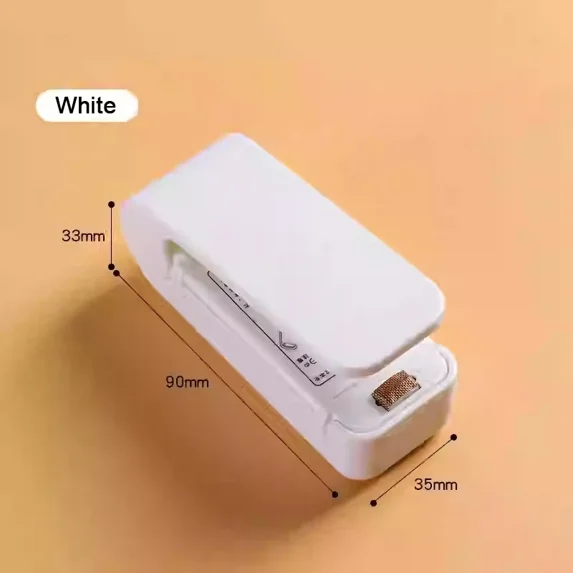 1pc Kitchen Handheld Snack Sealer, Plastic Bag Sealer For Freshness ...