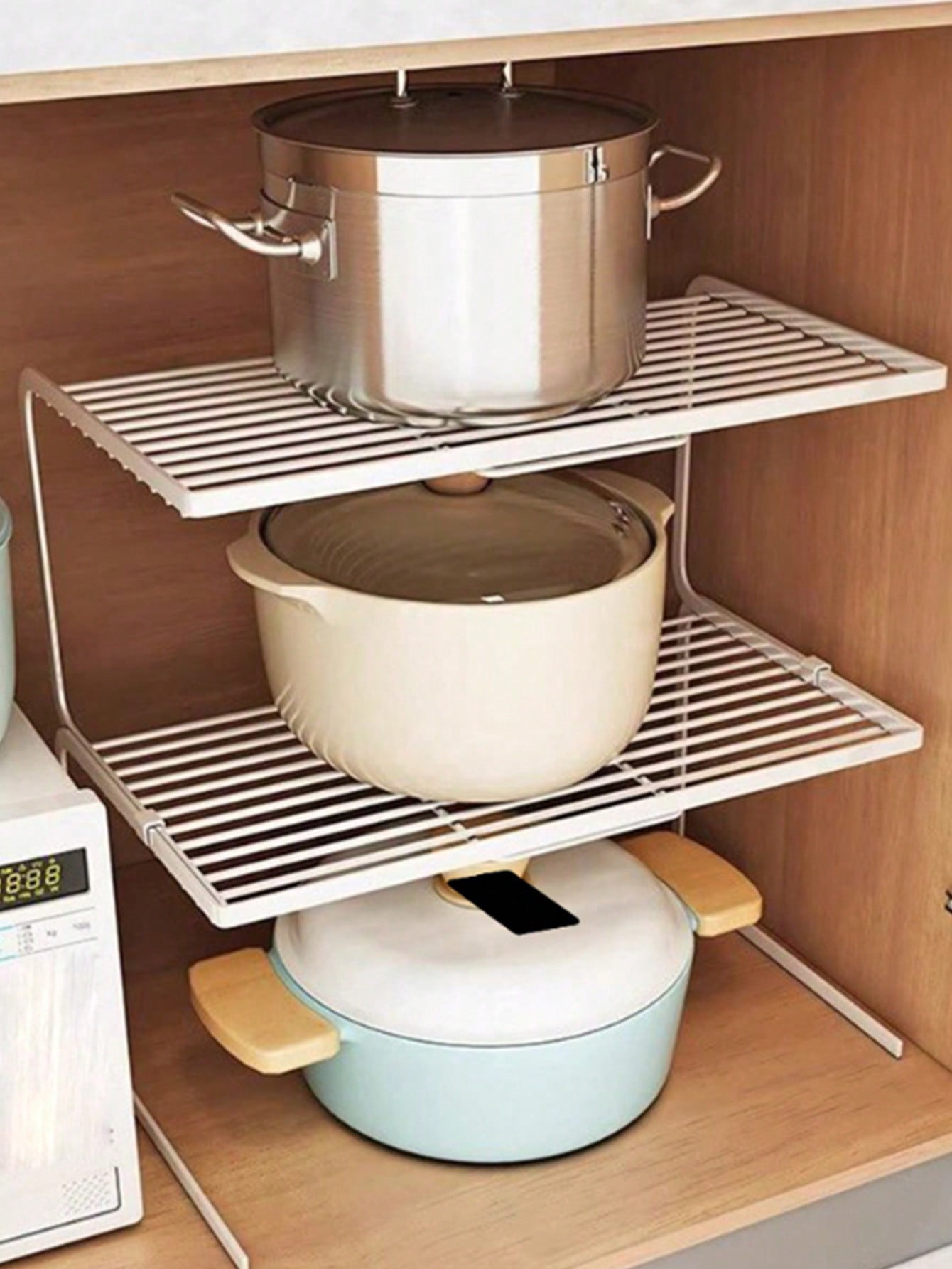 1pc Kitchen Sink Storage Rack Multifunctional Shelving Rack Cabinet ...