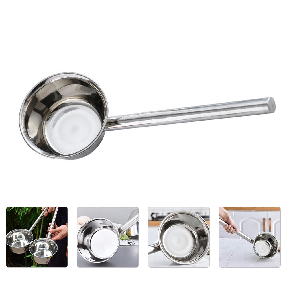 1pc Kitchen Water Ladle Stainless Steel Household Long Bailer Kitchen ...
