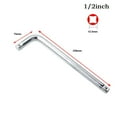 1pc L-Type Shaped Socktet Wrench 1/2 1/4 3/8 Double End Non-Slip Socket ...