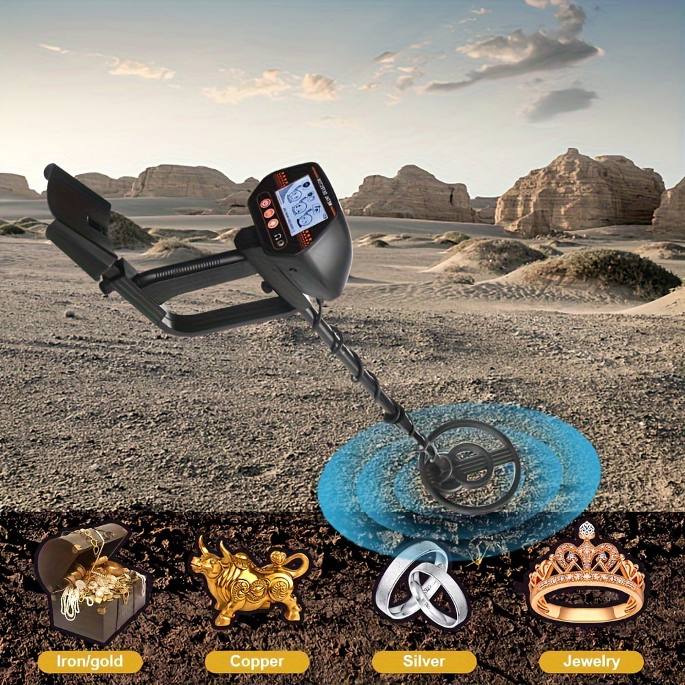1pc, LCD Display MD-4070 Metal Detector Gold Digger Treasure Hunter ...
